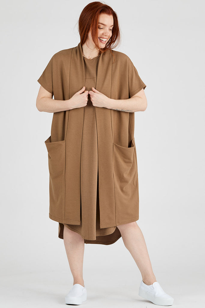 Long Duster Cardigan with Pockets | Women's Canadian- Made Loungewear ...