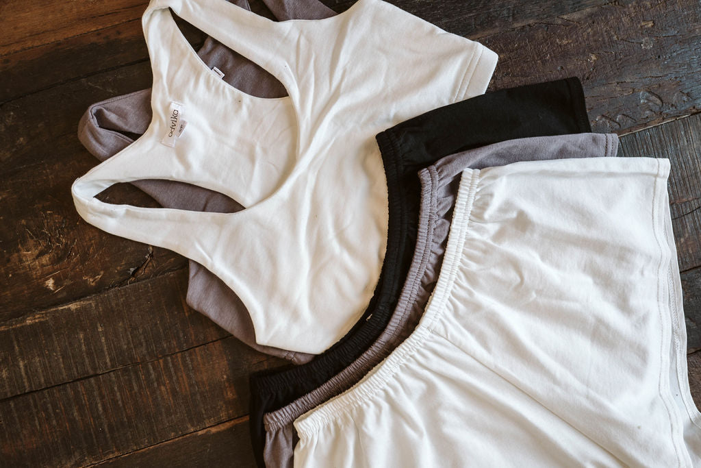 Tide Racerback Sports Bra | Women's Loungewear | Canadian Made Clothing ...